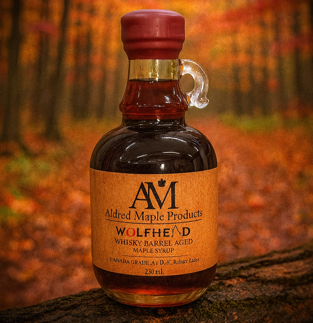 Aldred Maple Products - Wolf Head Whiskey Barrel Aged Maple Syrup – The ...